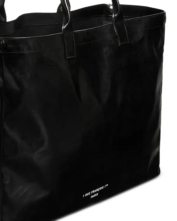 ANINE BING Leo Large Coated Canvas Tote Bag