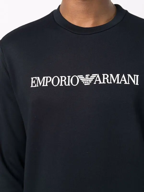 Emporio Armani Logo Cotton Sweatshirt