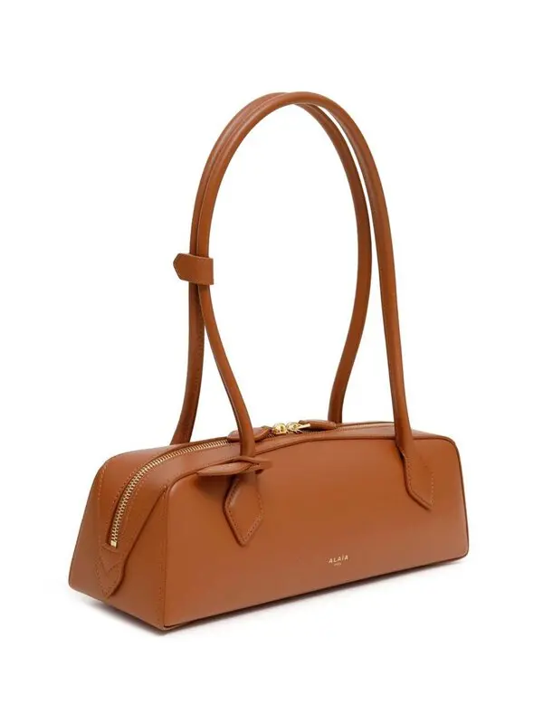 Alaïa Le Teckel Medium Leather Handbag - Brown