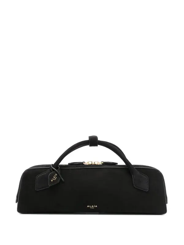 Alaïa Le Teckel Leather Clutch - Black