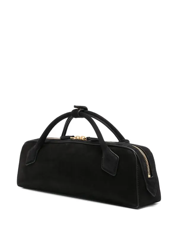 Alaïa Le Teckel Leather Clutch - Black