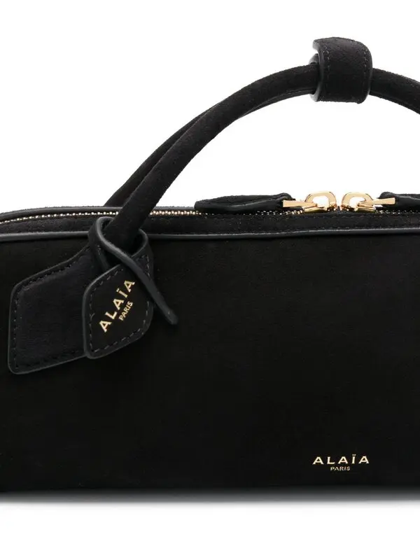 Alaïa Le Teckel Leather Clutch - Black