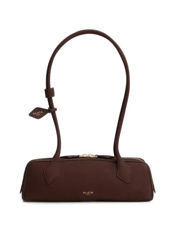 Alaïa Le Teckel Small Leather Shoulder Bag - Brown