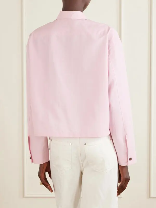 JIL SANDER Cropped Poplin Shirt
