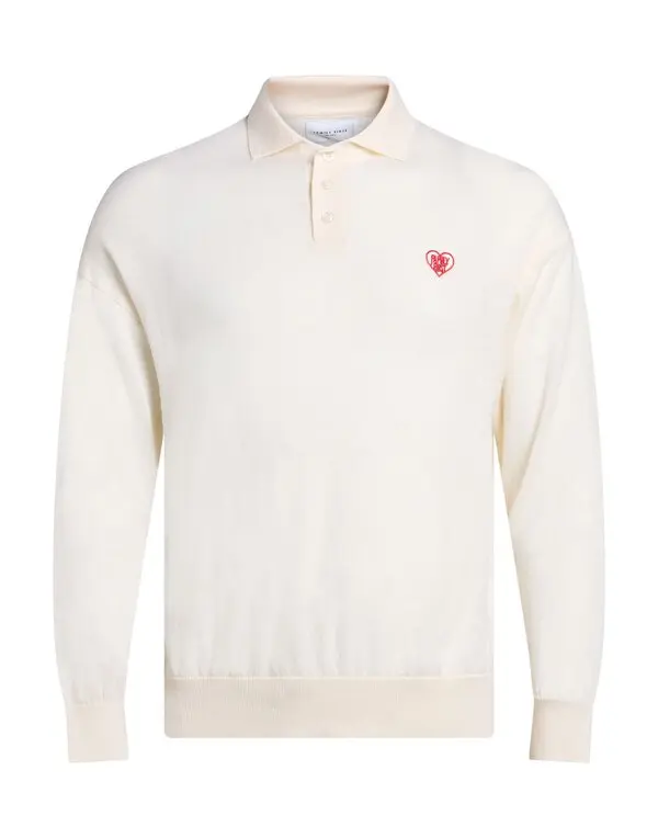 FAMILY FIRST Sweater Ivory Size Merino Wool