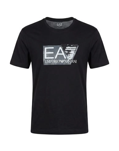 EA7 T-shirt Size Cotton - Black