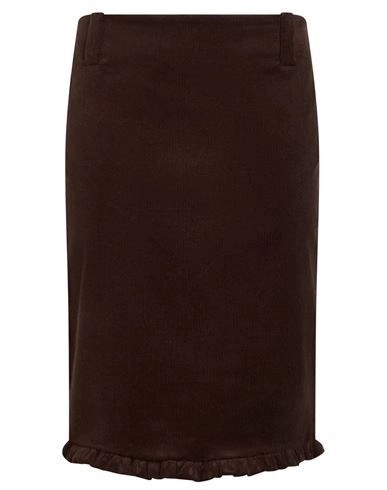 MEIMEIJ Midi Skirt Dark Size Cotton, Elastane