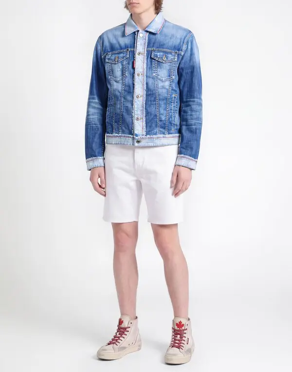 Dsquared2 Denim Outerwear Size Cotton, Elastane