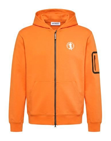 BIKKEMBERGS Sweatshirt Size Cotton, Polyester, Lycra - Orange