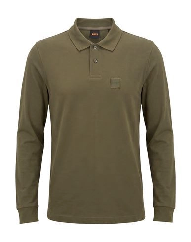 BOSS Polo Shirt Military Size Cotton, Elastane