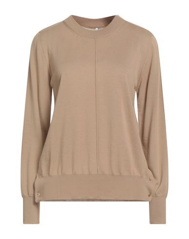Liviana Conti Sweater Size Virgin Wool - Beige