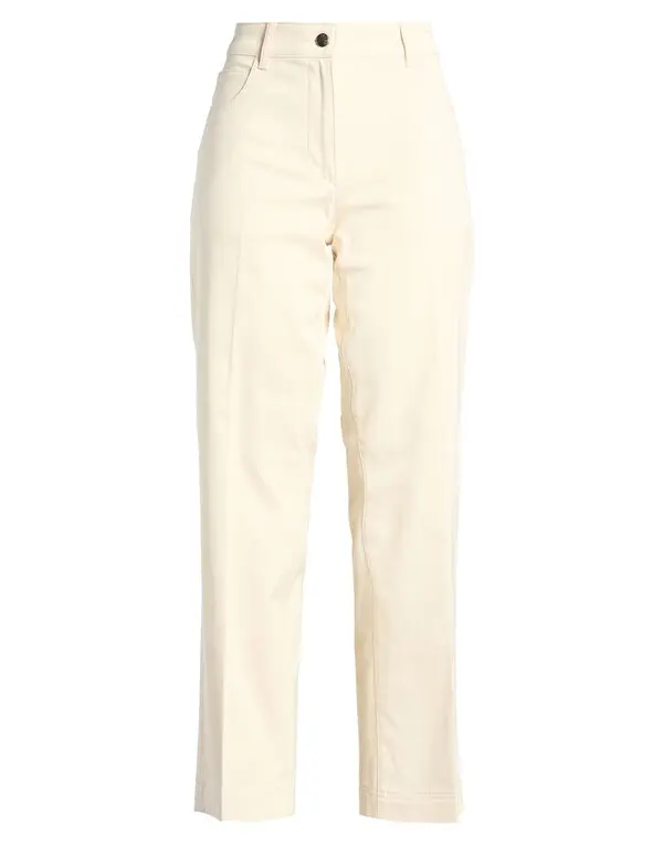 Moncler Jeans Ivory Size Cotton, Elastane