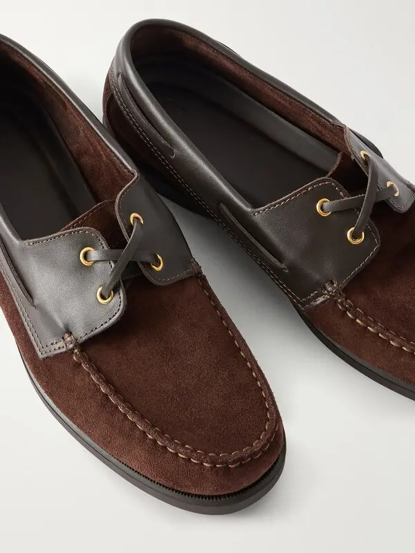 MORJAS Suede Boat Shoes