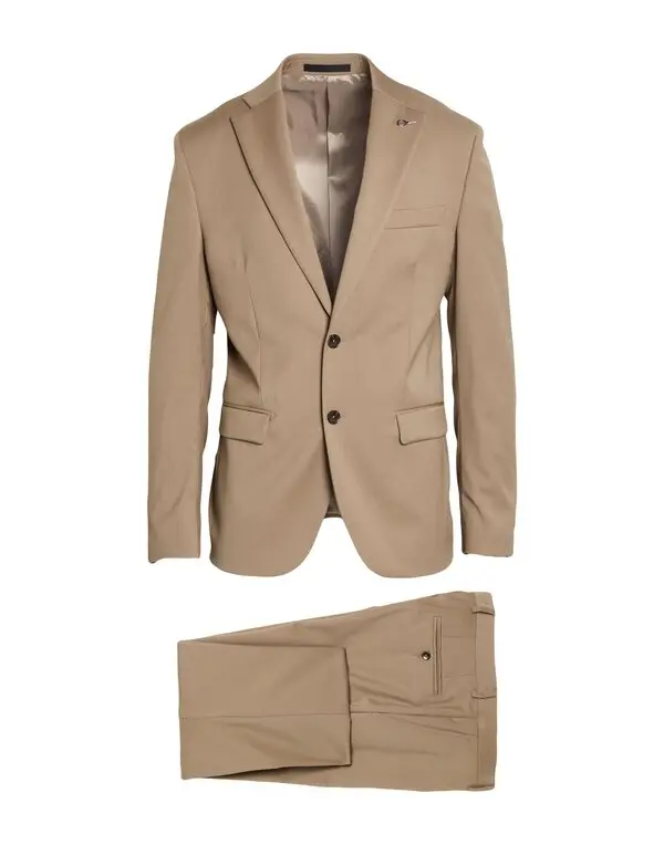 PAOLONI Suit Size Wool, Elastane