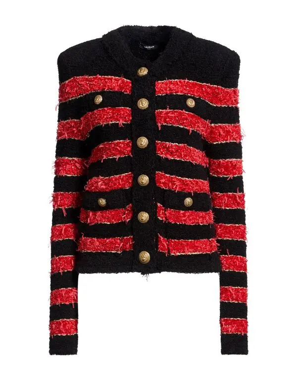 Balmain Jacket Size Hemp, Polyamide, Viscose, Polyester, Cotton