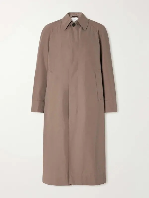 Oliver Peoples Lothian Cotton-blend Twill Trench Coat - Beige