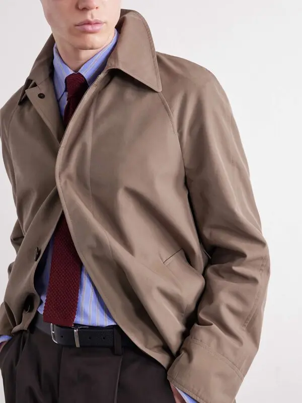 Oliver Peoples Lothian Cotton-blend Twill Trench Coat - Beige