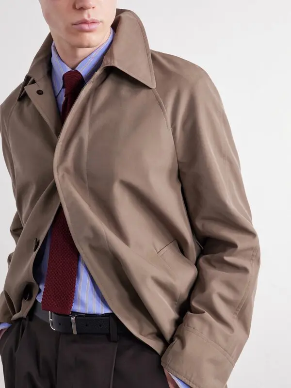 Oliver Peoples Lothian Cotton-blend Twill Trench Coat