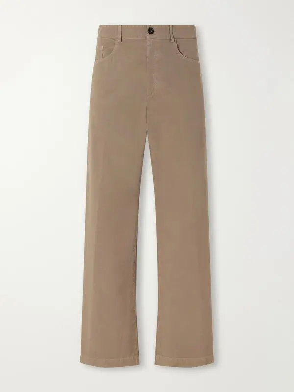 Dries Van Noten Straight-leg Cotton Trousers