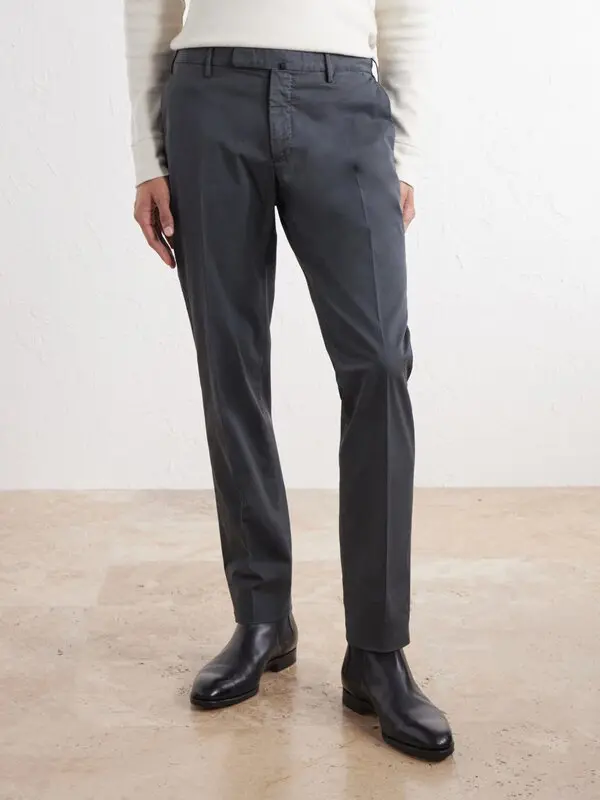 SLOWEAR Incotex Batavia Stretch-cotton Trousers