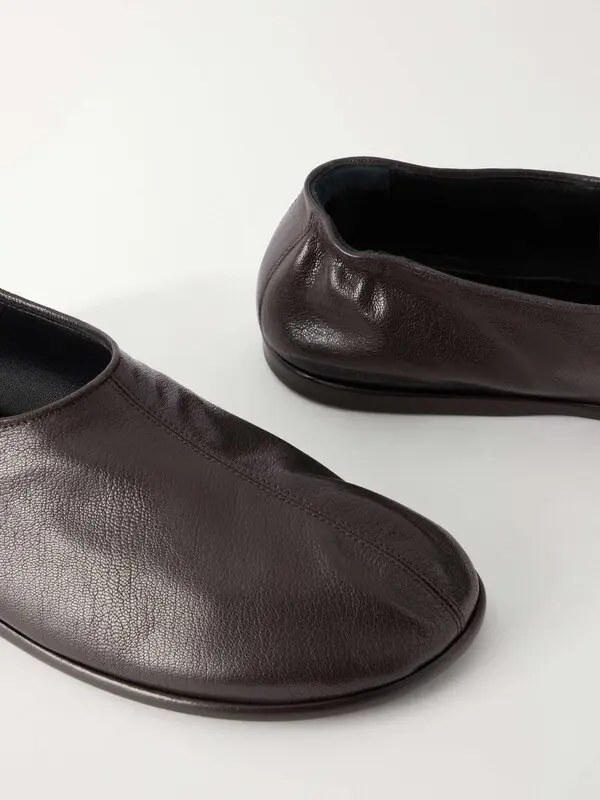 LEMAIRE Sock Leather Slippers