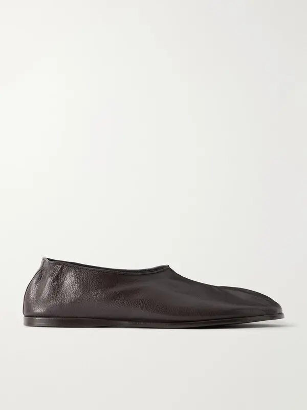LEMAIRE Sock Leather Slippers