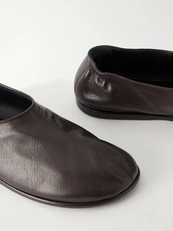 LEMAIRE Sock Leather Slippers