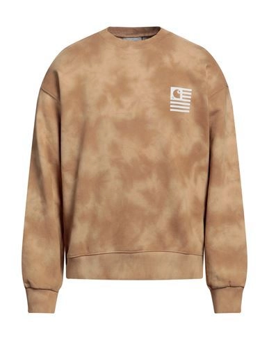 Carhartt Sweatshirt Sand Size Cotton, Elastane - Beige