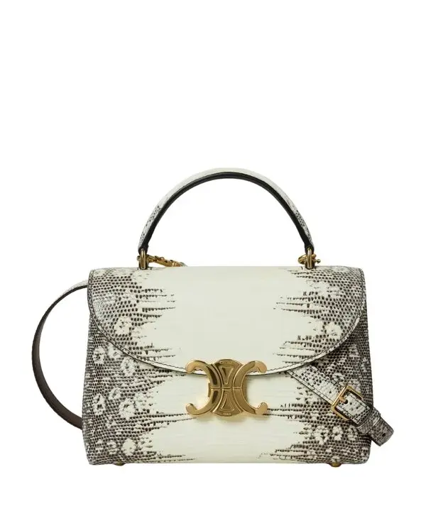 Celine Teen Nino Bag In Lizard