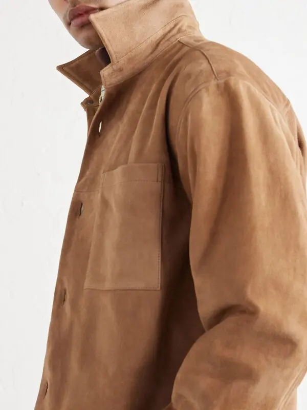 Nn07 Freddy Suede Jacket - Neutrals
