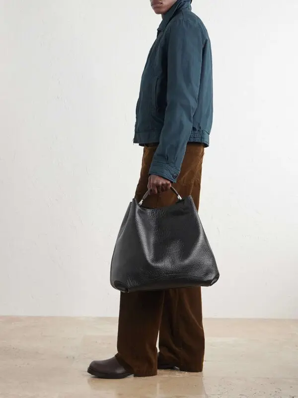 Dries Van Noten Leather Tote Bag