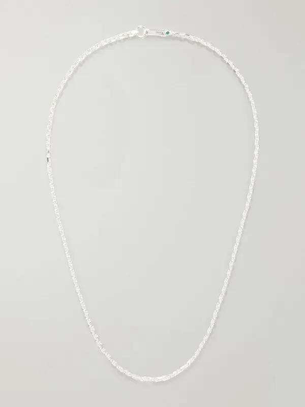 MIKIA Sterling And Emerald Necklace