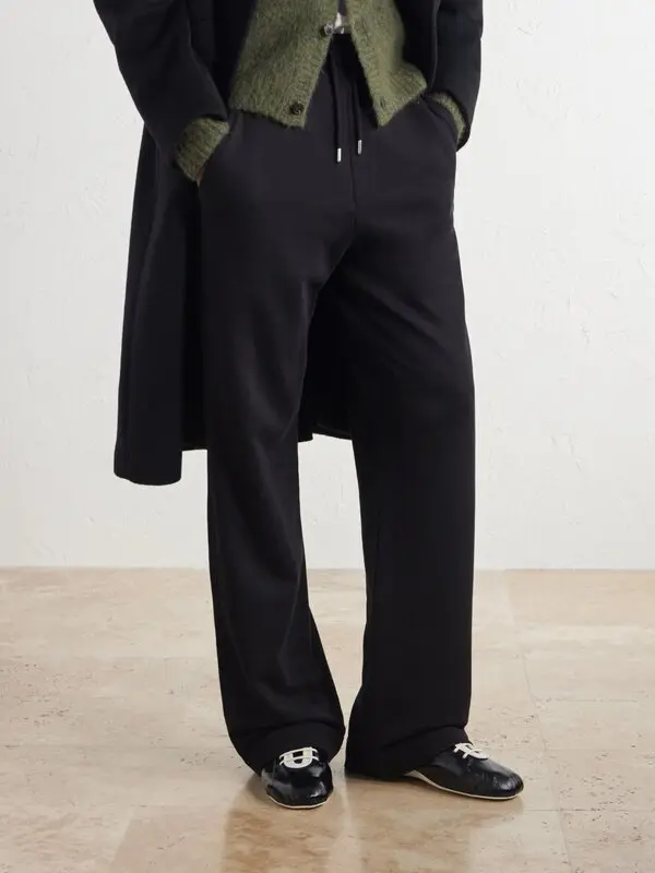 Dries Van Noten Glossed Leather Lace-up Sneakers