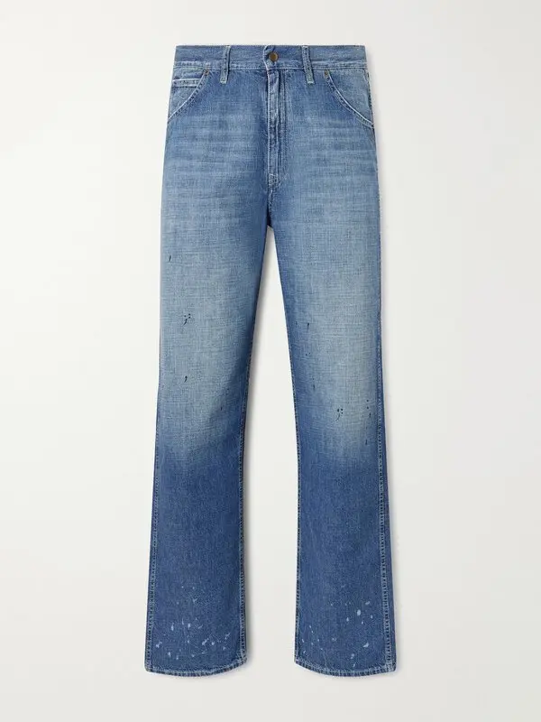 MAISON MARGIELA Straight-leg Jeans In Stained Denim