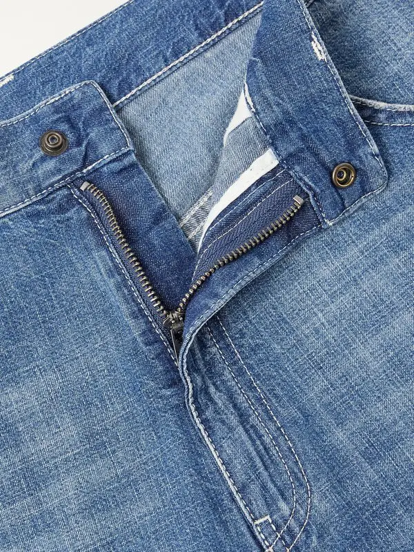 MAISON MARGIELA Straight-leg Jeans In Stained Denim