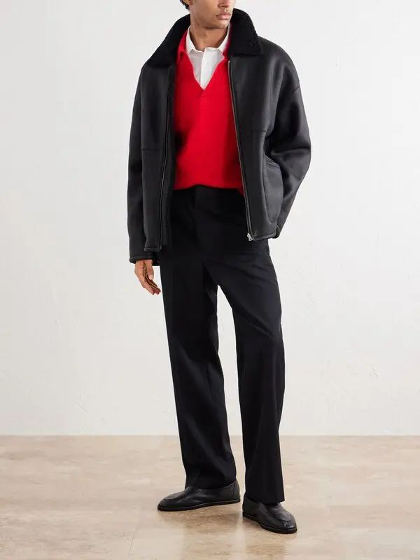 Auralee Reversible Shearling Jacket