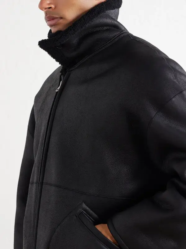 Auralee Reversible Shearling Jacket
