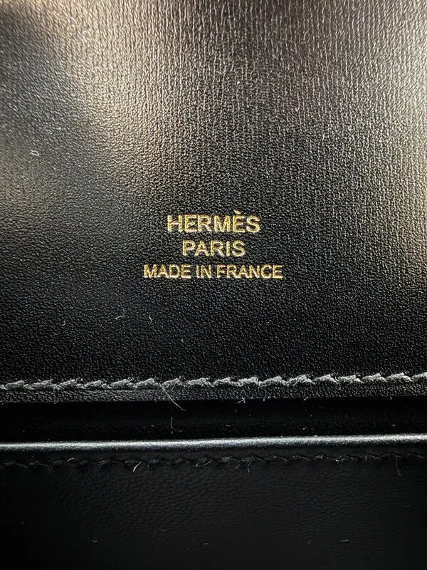 Hermès Kelly Marquete Black Box Leather Gold Hardware - Multi