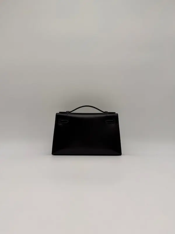 Hermès Kelly Marquete Black Box Leather Gold Hardware - Multi