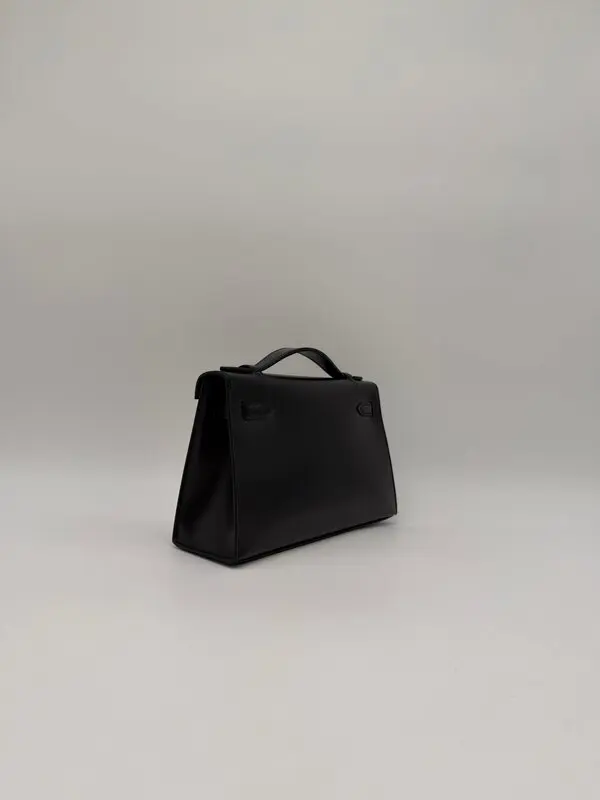 Hermès Kelly Marquete Black Box Leather Gold Hardware - Multi