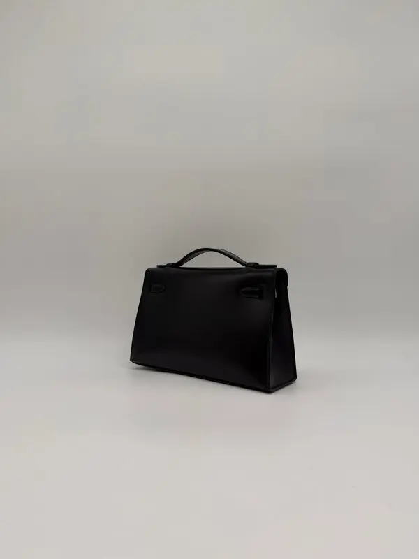 Hermès Kelly Marquete Black Box Leather Gold Hardware - Multi