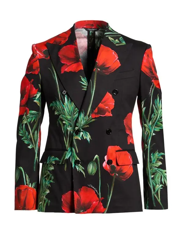 Dolce & Gabbana Blazer Size Cotton, Elastane