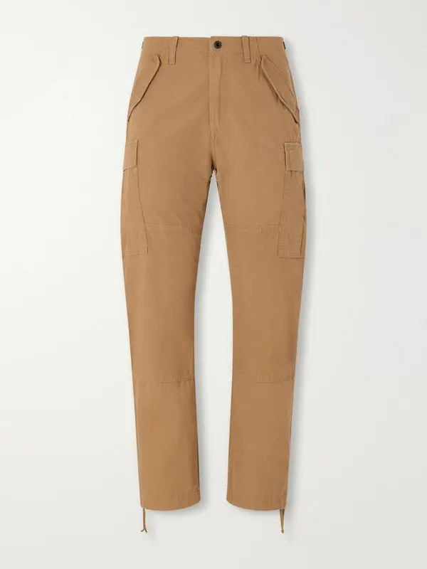 Polo Ralph Lauren Straight-leg Cotton-canvas Cargo Trousers