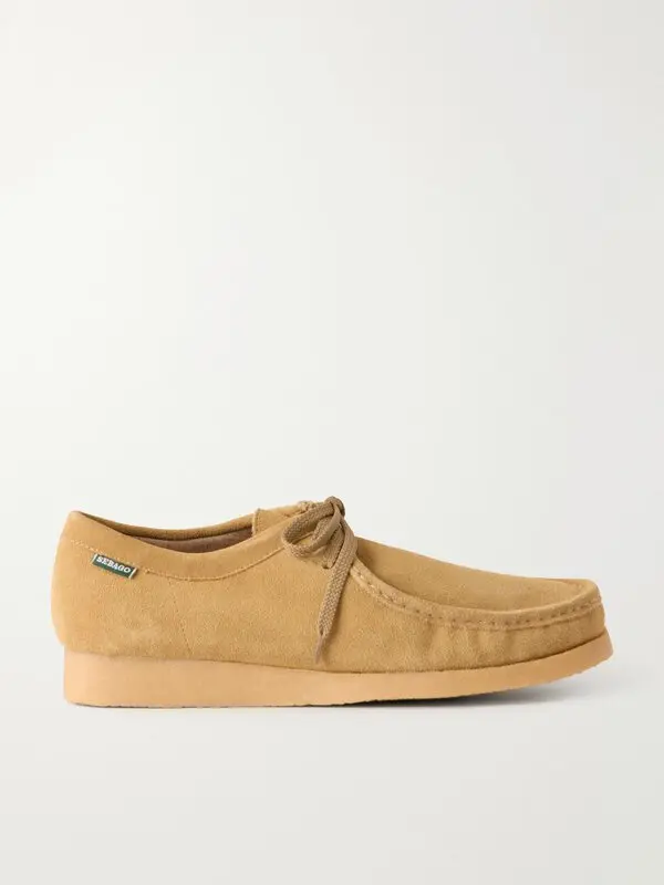 SEBAGO Koala Suede Derby Shoes - Neutrals
