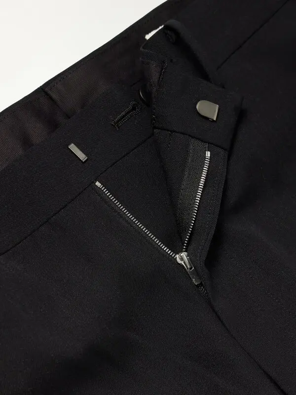 Auralee Straight-leg Wool-gabardine Trousers