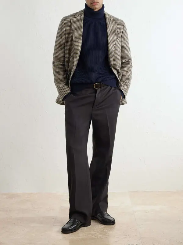 SLOWEAR Incotex Houndstooth Virgin Wool Blazer