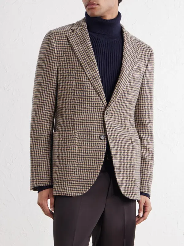 SLOWEAR Incotex Houndstooth Blazer