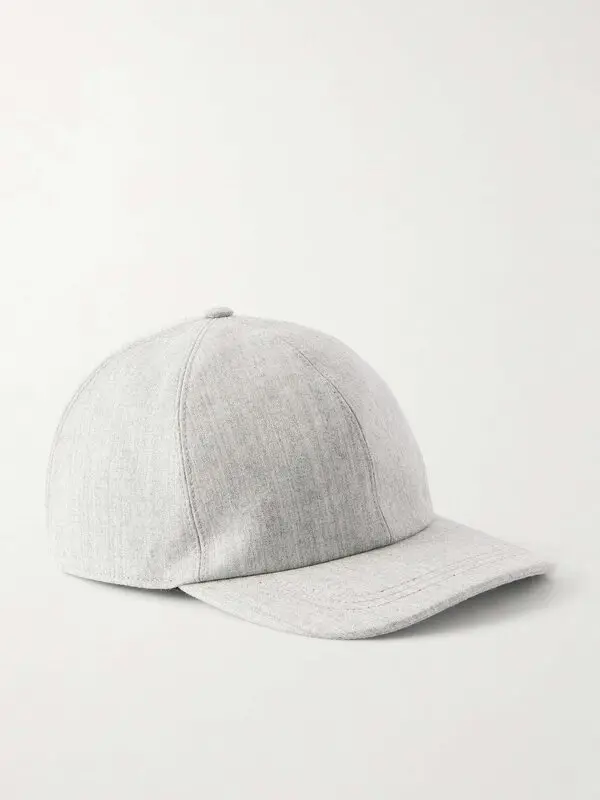 Canali Wool Baseball Cap