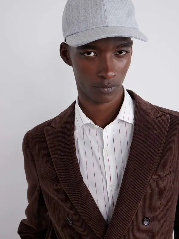 Canali Wool Baseball Cap