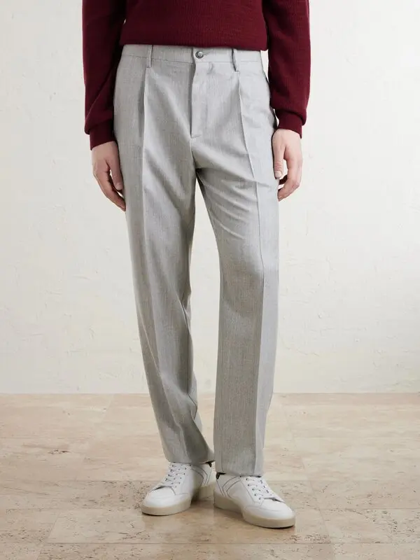 Canali Straight-leg Wool Trousers